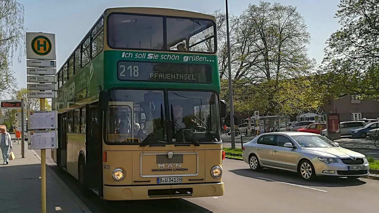 BVG Berlin - MAN SD200 | linia 218 - YouTube