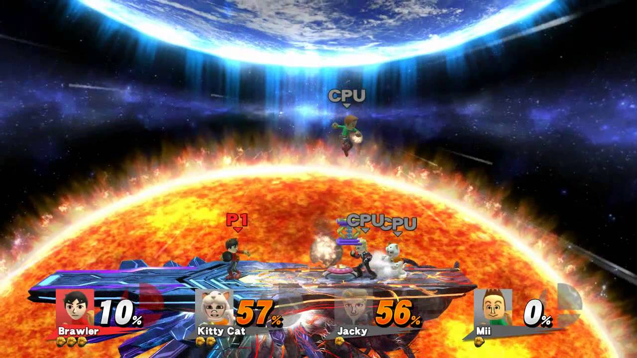 SSB4 - Final Destination - Stock - Omega Mode - Mii Brawler - YouTube