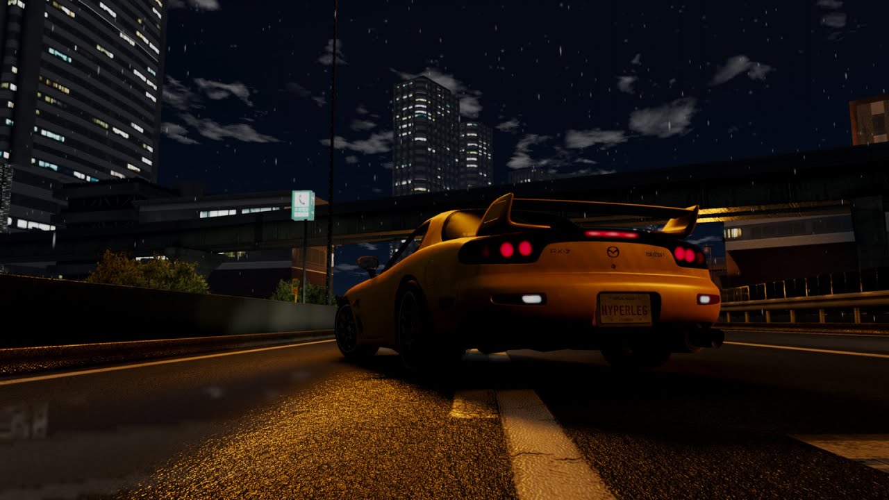 BeamNG.Drive - RX7 - Tokyo's Shuto Expressway Street Driving - 1st ...