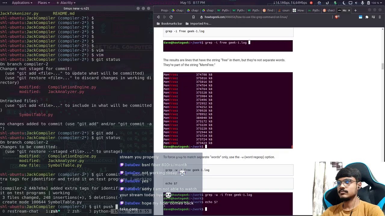 Jack Lang Compiler In Python Computer From First Principles Nand2tetris 2 Part 31 Compilers 1731