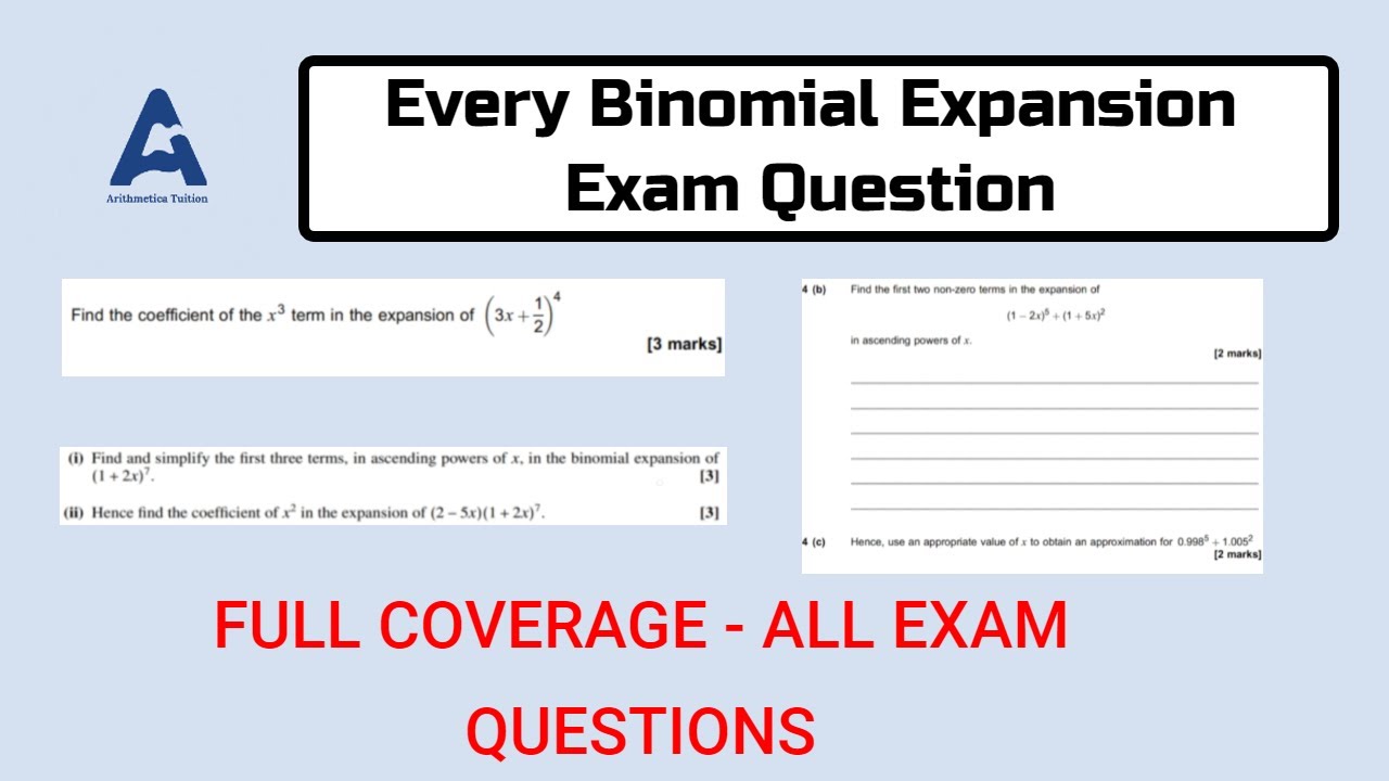 Every Binomial Expansion Question... made easy! (A-level Maths) - YouTube