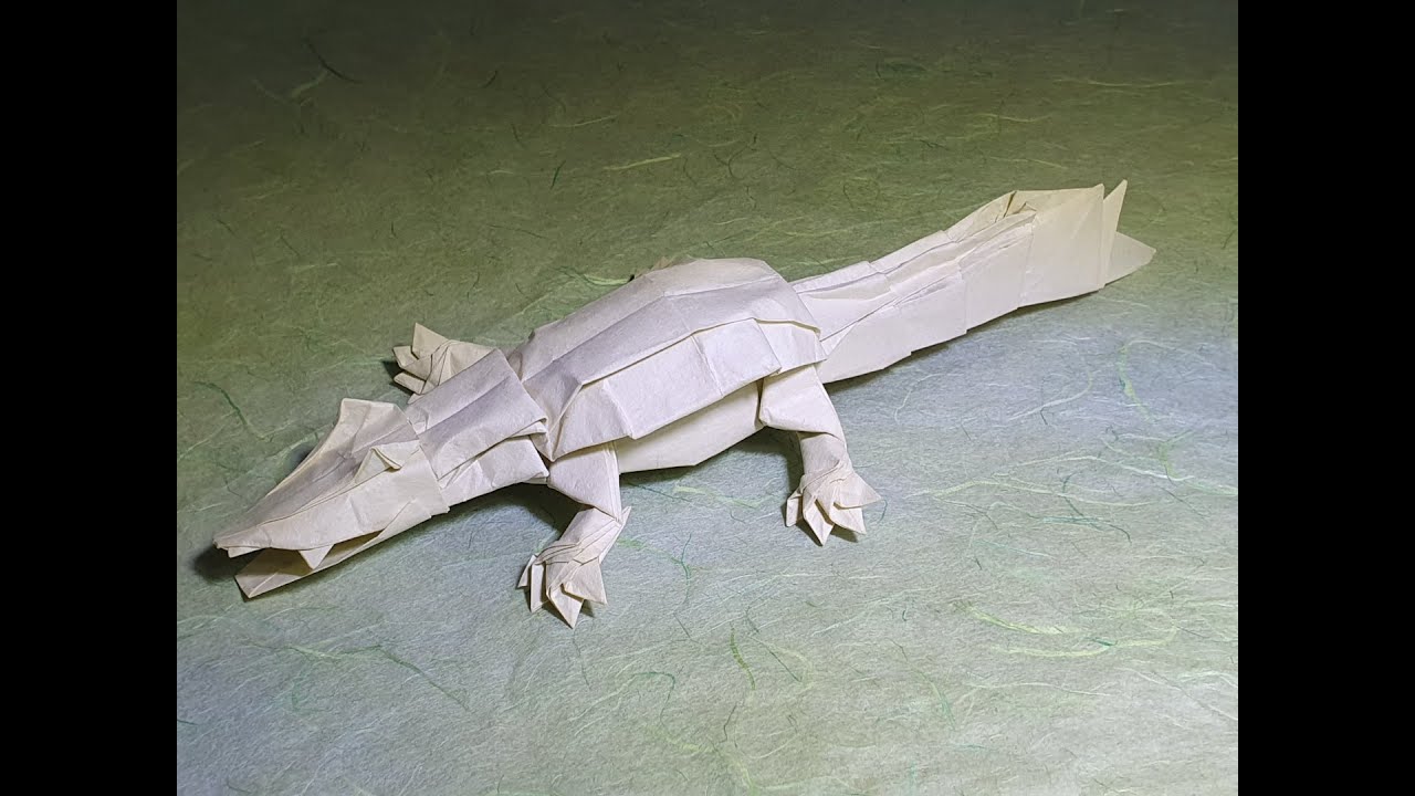악어 접기(alligator origami) - YouTube