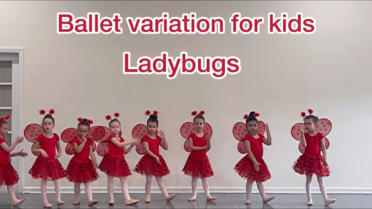 Ballet Kids Ladybugs Dance / children choreography / Strauss music ...