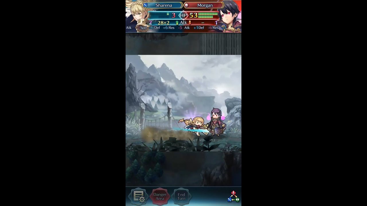 Fire Emblem Heroes - Lunatic Fallen Morgan & Fallen Morgan Bound Hero ...