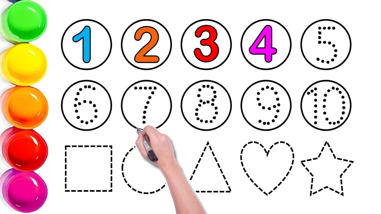 1 to 10 Numbers, 12345 Counting, Learn to Count, 1 से 100 तक गिनती ...