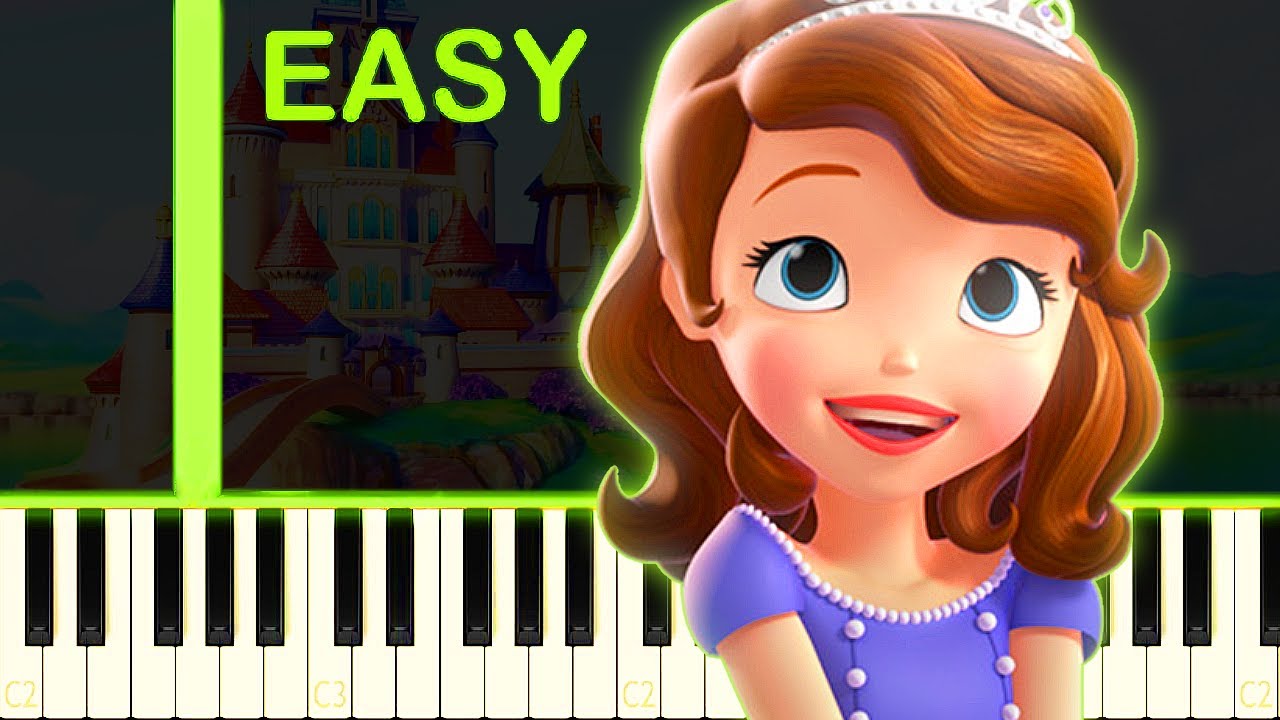 SOFIA THE FIRST THEME - EASY Piano Tutorial Chords - Chordify