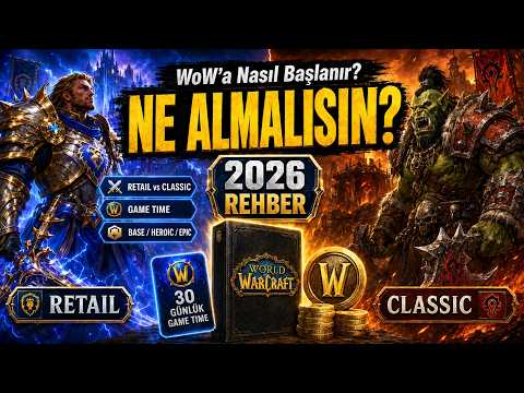 World of Warcraft'a Başlangıç rehberi. Ne Satın Almalısın? | 2026 Rehberi
