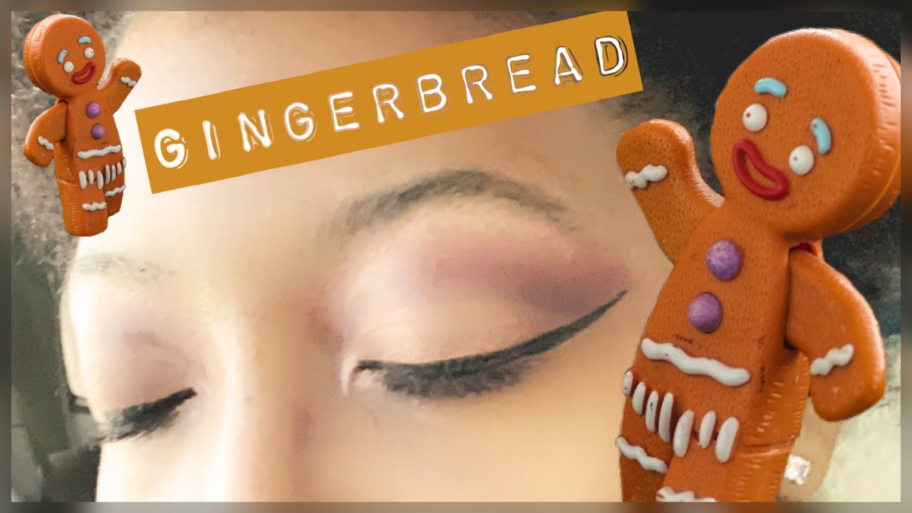 Warm Gingerbread Eye Makeup | 12 Days of Holiday Makeup - YouTube