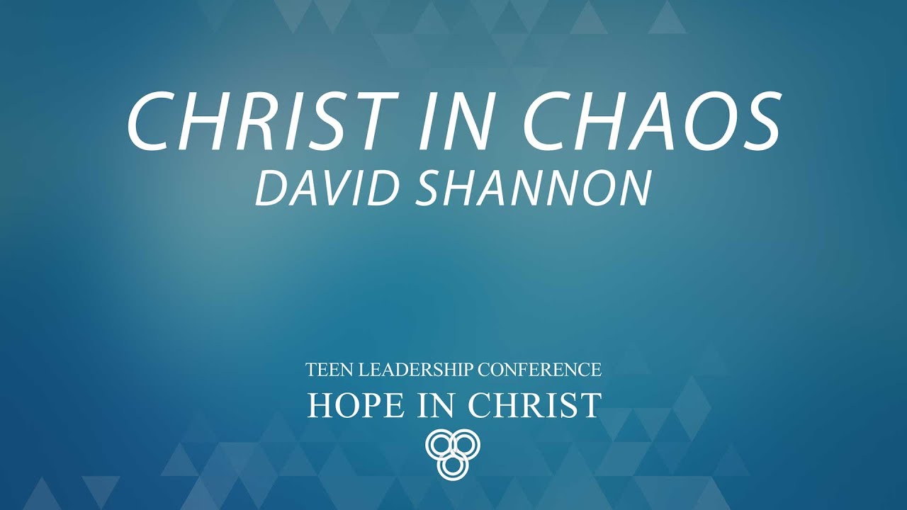 Christ In Chaos David Shannon - YouTube