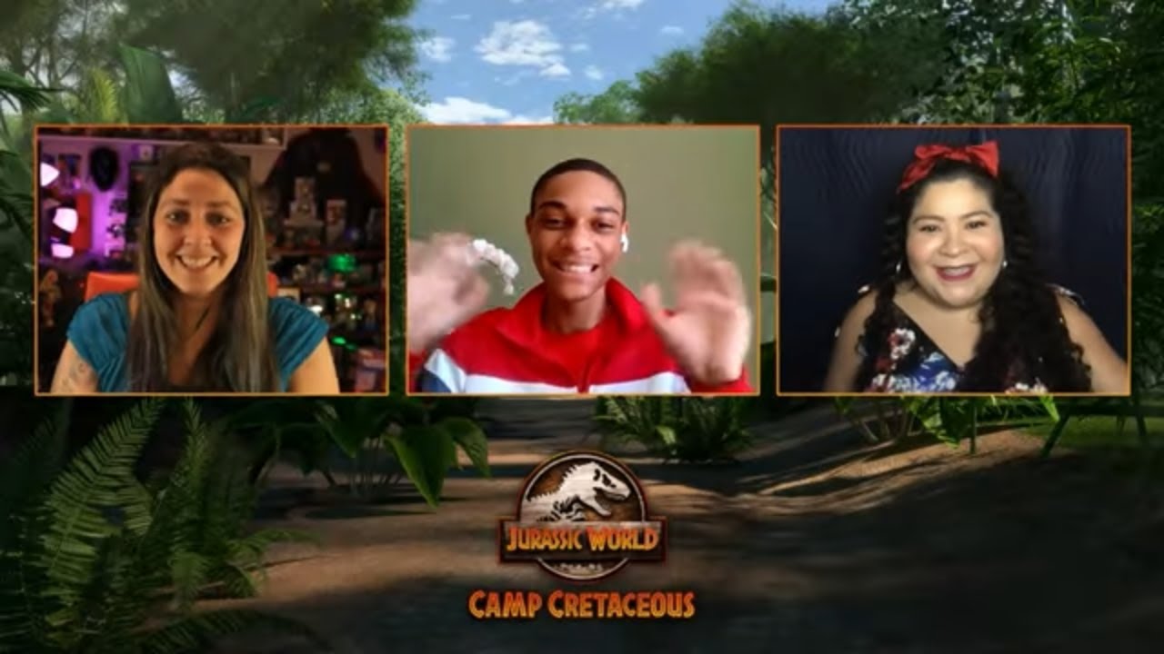 INTERVIEW: Jurassic World Camp Cretaceous Cast - YouTube