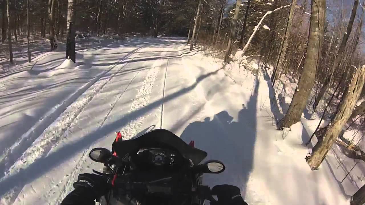 Snowmobile Trip Price County Wisconsin - Day 1 - 1/23/14 - YouTube