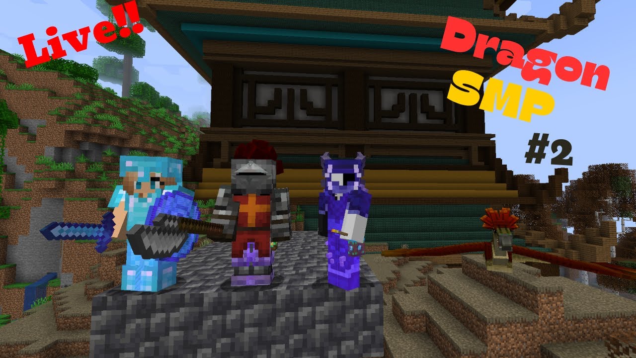 Exploring Huge Dungeon in Dragon SMP #2 || INDIA LIVE - YouTube