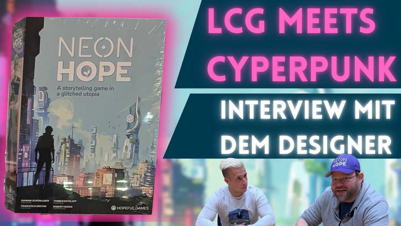 NEON HOPE 🌱 Interview mit dem Designer: Cyberpunk meets Arkham Horror ...