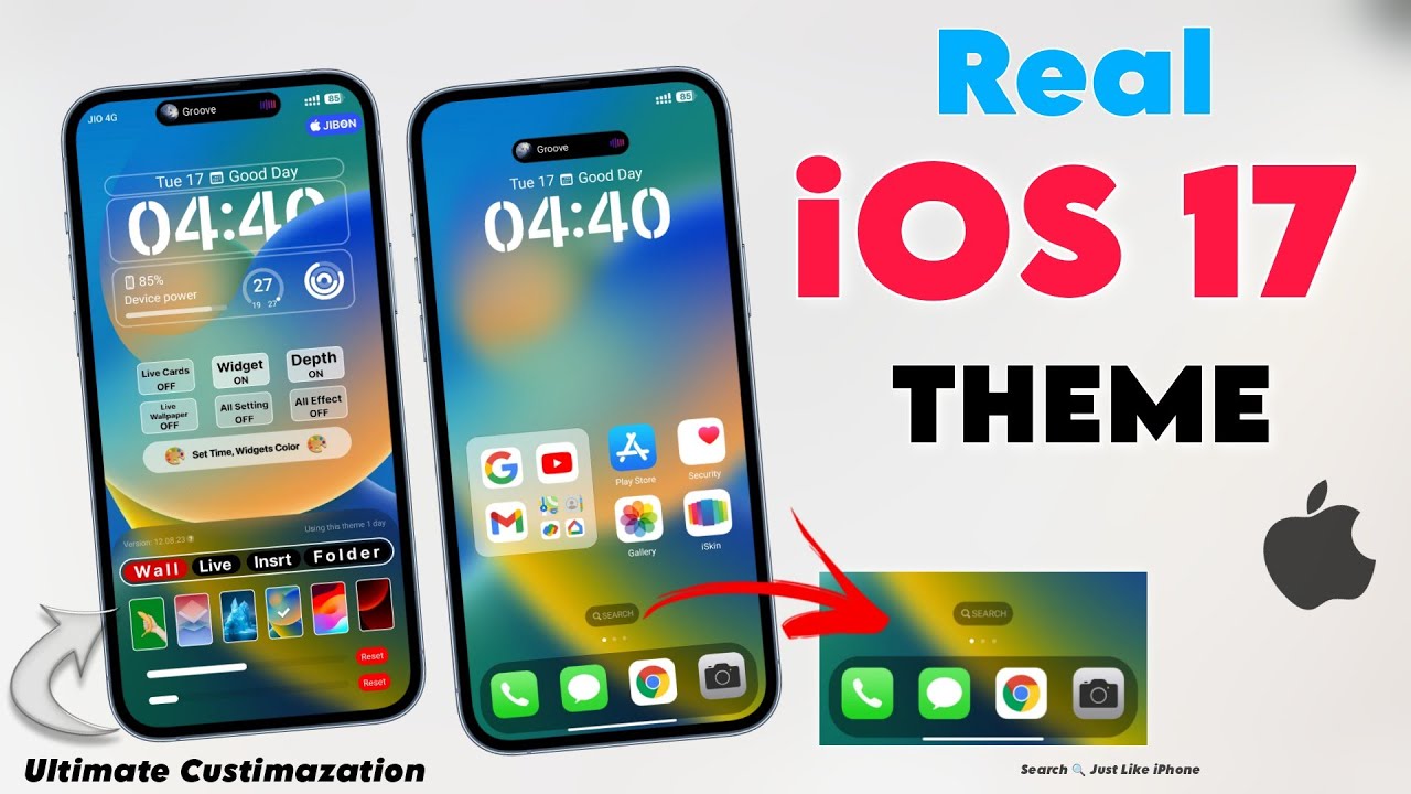 OG iPhone 15 Theme in XIAOMI, REDMI & POCO Phone's | Miui Convert iOS ...