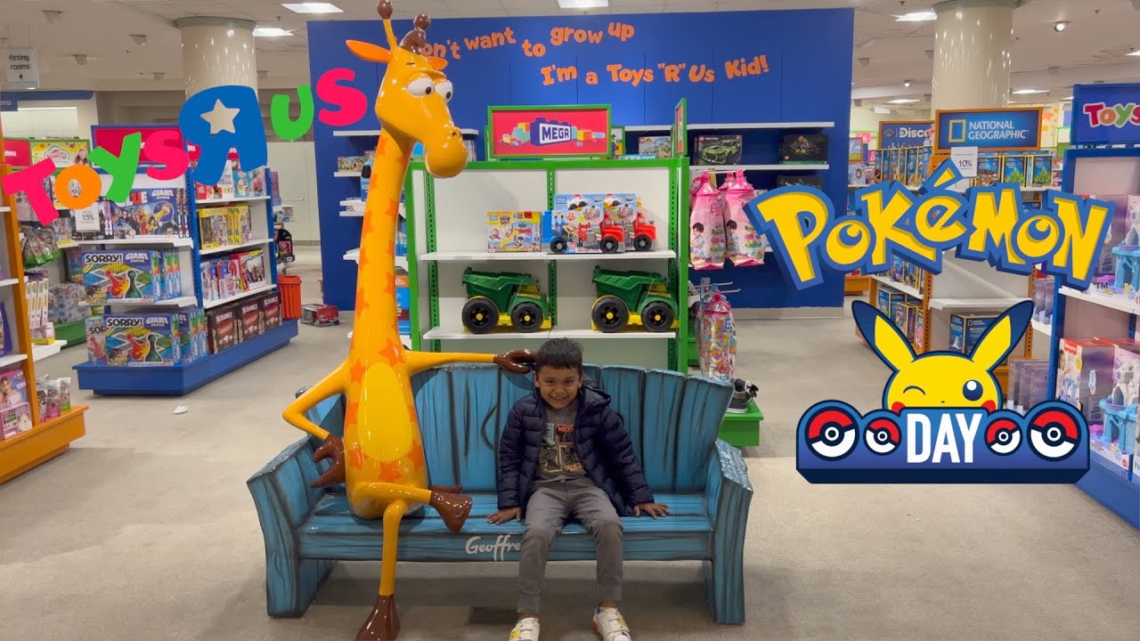 Celebrated Geoffrey's (Toys R Us) Birthday on Pokemon Day! - YouTube