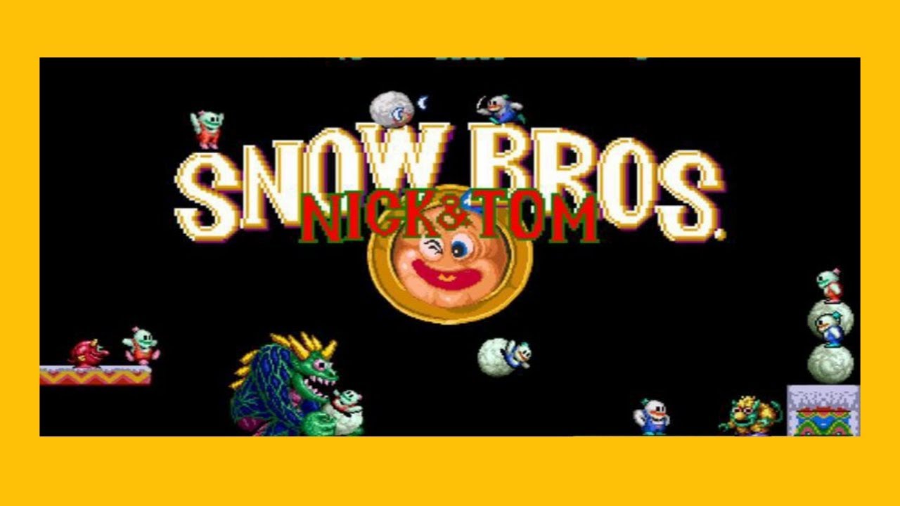 snow bros game round 1 to 30 ||snow bros game 2 player - YouTube