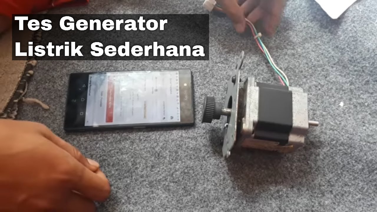 Tes Generator Listrik Sederhana - Very Simple Mini Generator Test 1 ...
