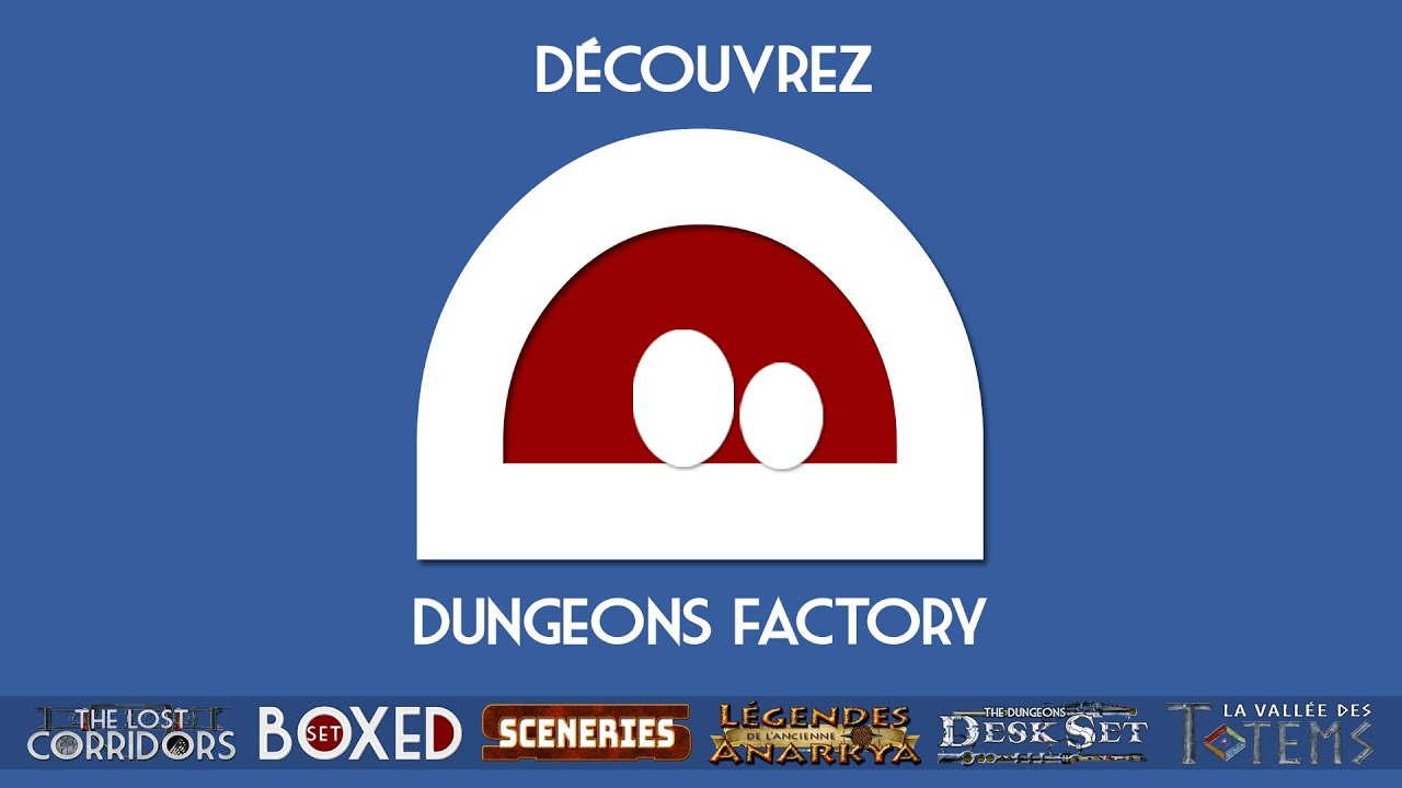 Teaser boutique Dungeons Factory. Décors 3d, accessoires, scénarios ...