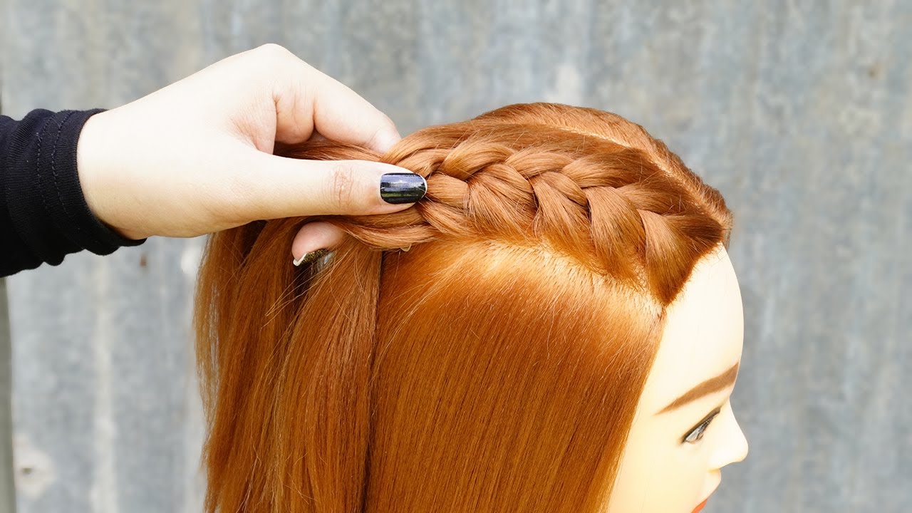 How To Make Front Double Sided French Braid - YouTube