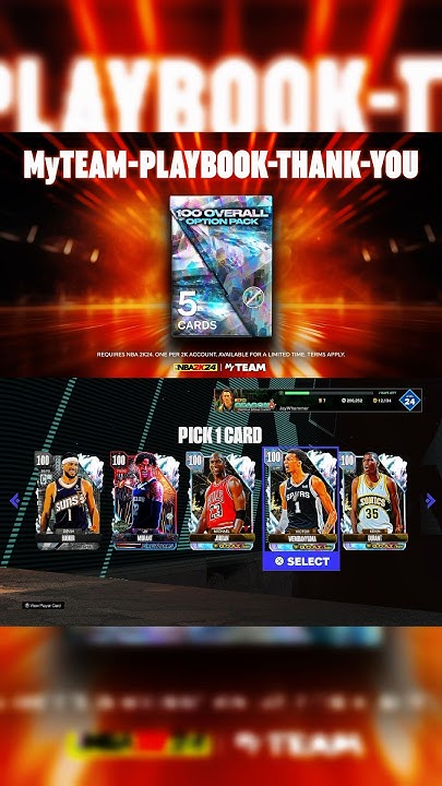 BRAND NEW LOCKER CODE IN NBA 2K24 MYTEAM FOR A FREE 100 OVERALL OPTION PACK! 🤯 - YouTube