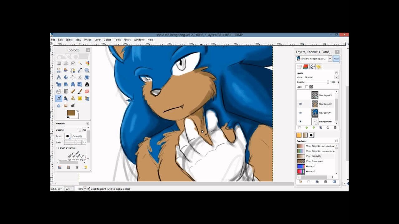 (Come with me) Sonic The Hedgehog speedpaint - YouTube