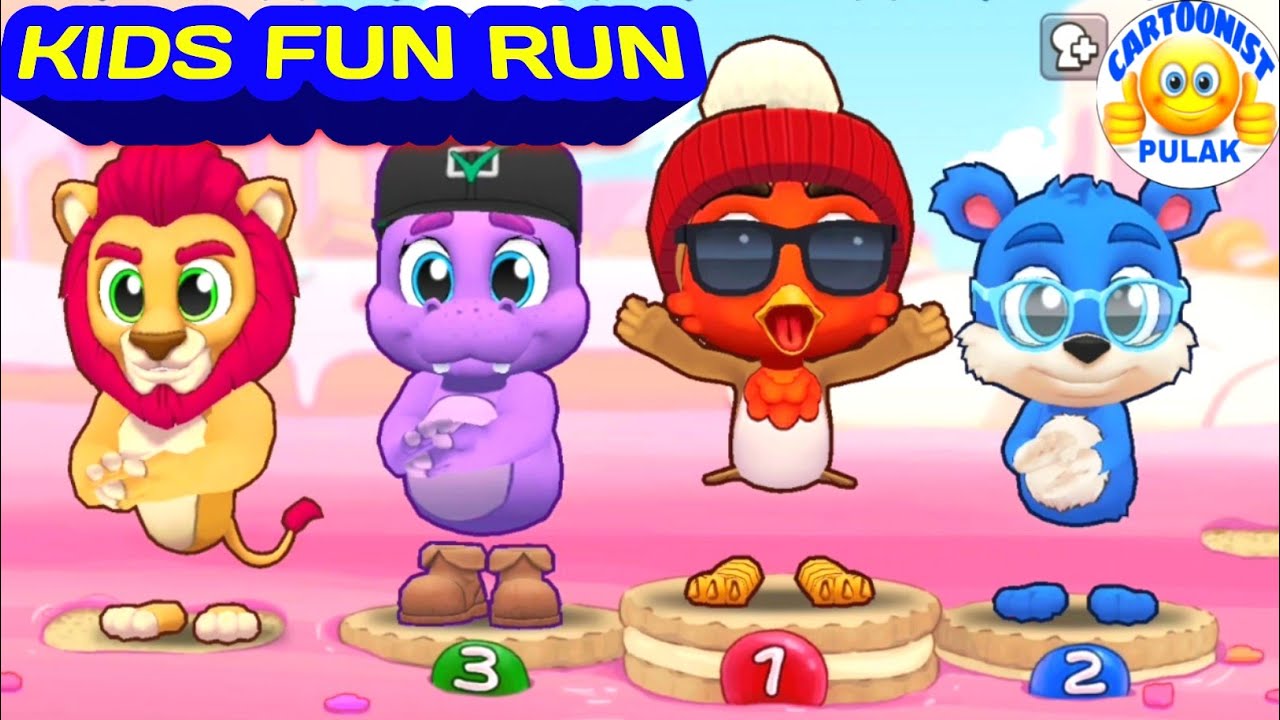 Robin Vs Bunny And Hippo | Fun Run 2 | Fun Run 3 Gameplay- Fun Run 4 🐰 ...