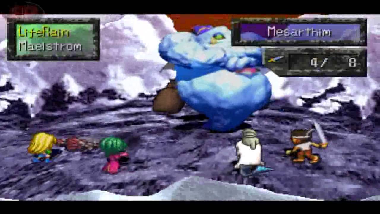 PSX - Saga Frontier - Asellus Walkthrough Part 10: Up Mt. Mosperiberg ...
