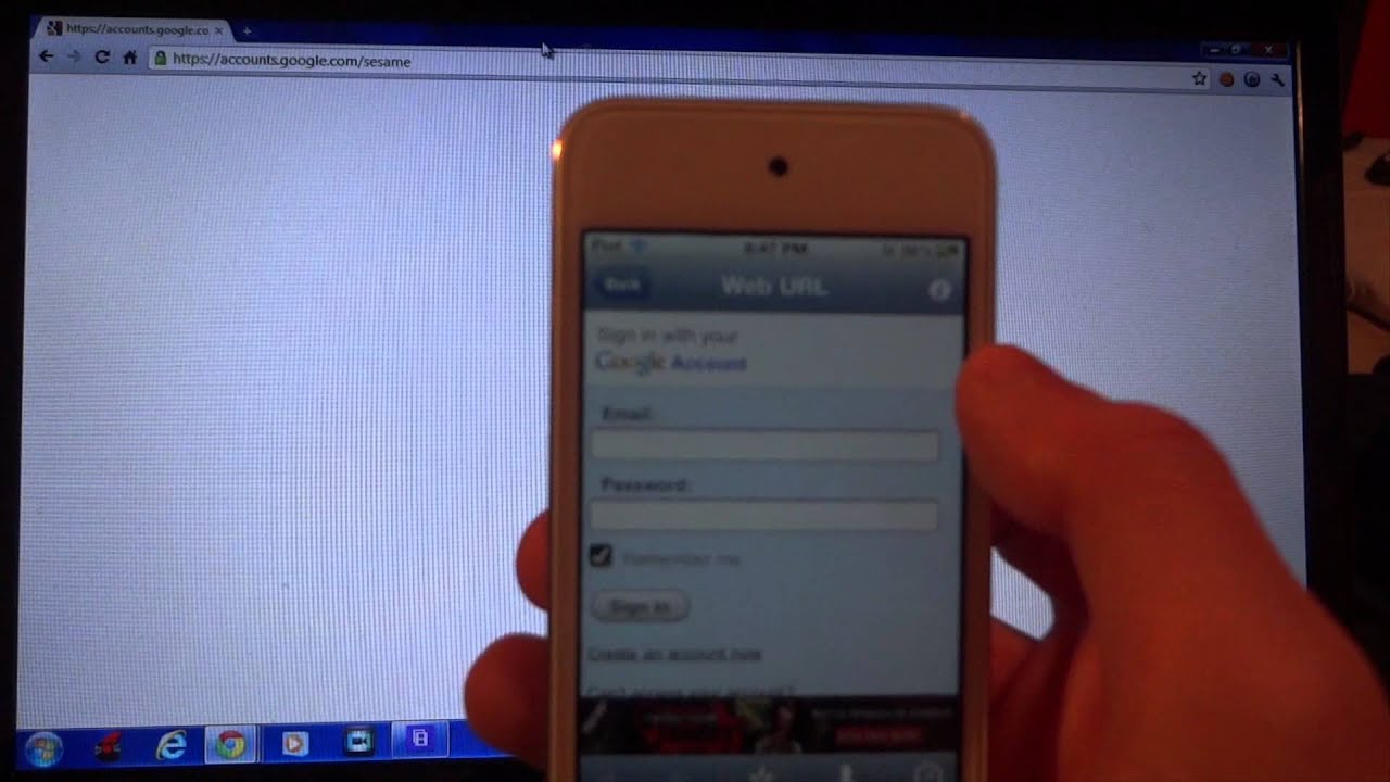 How-To: Login To Gmail/iGoogle Using a QR Code! - YouTube