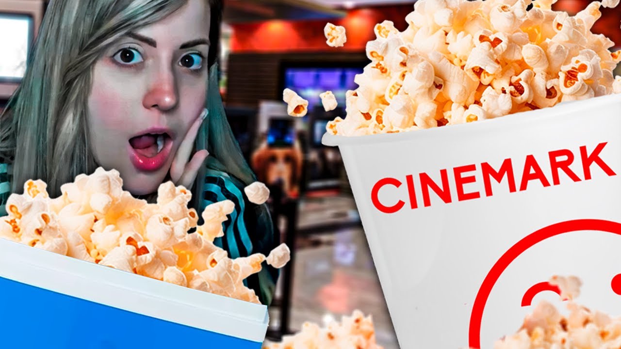 ENCHI UM COOLER DE 30L DE PIPOCA NO CINEMARK - YouTube
