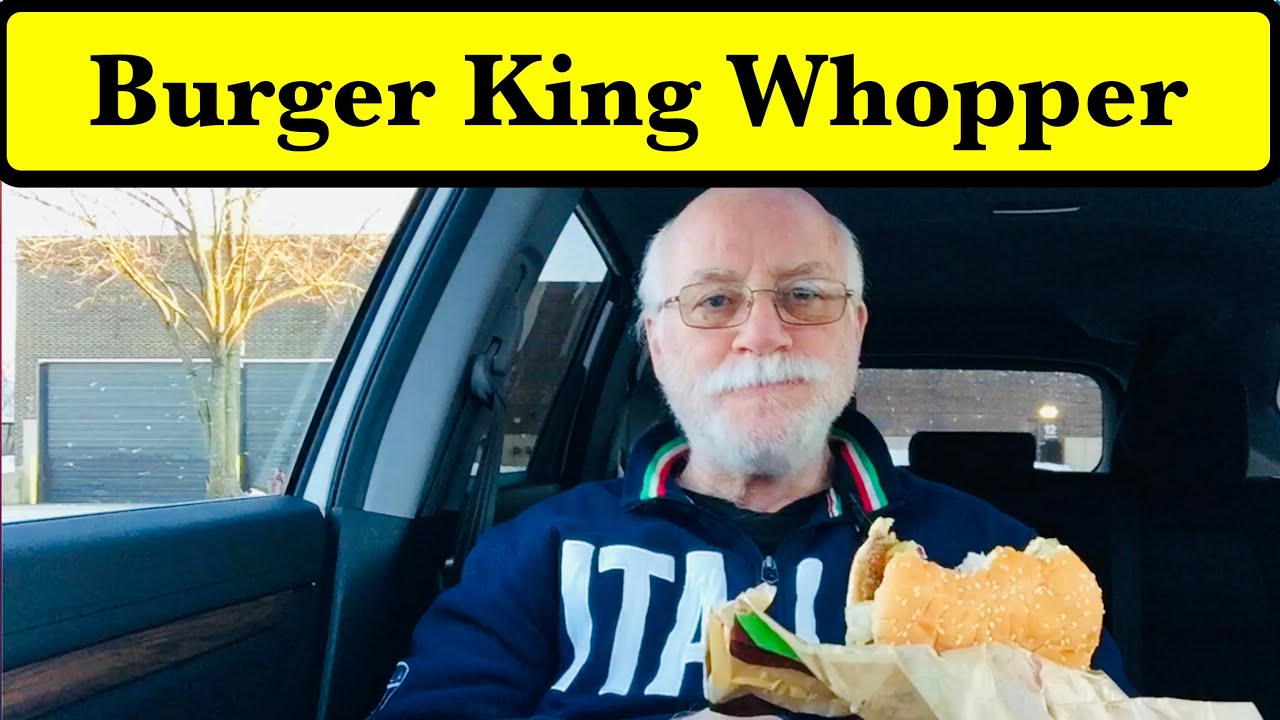 Munching The Burger King Whopper - YouTube
