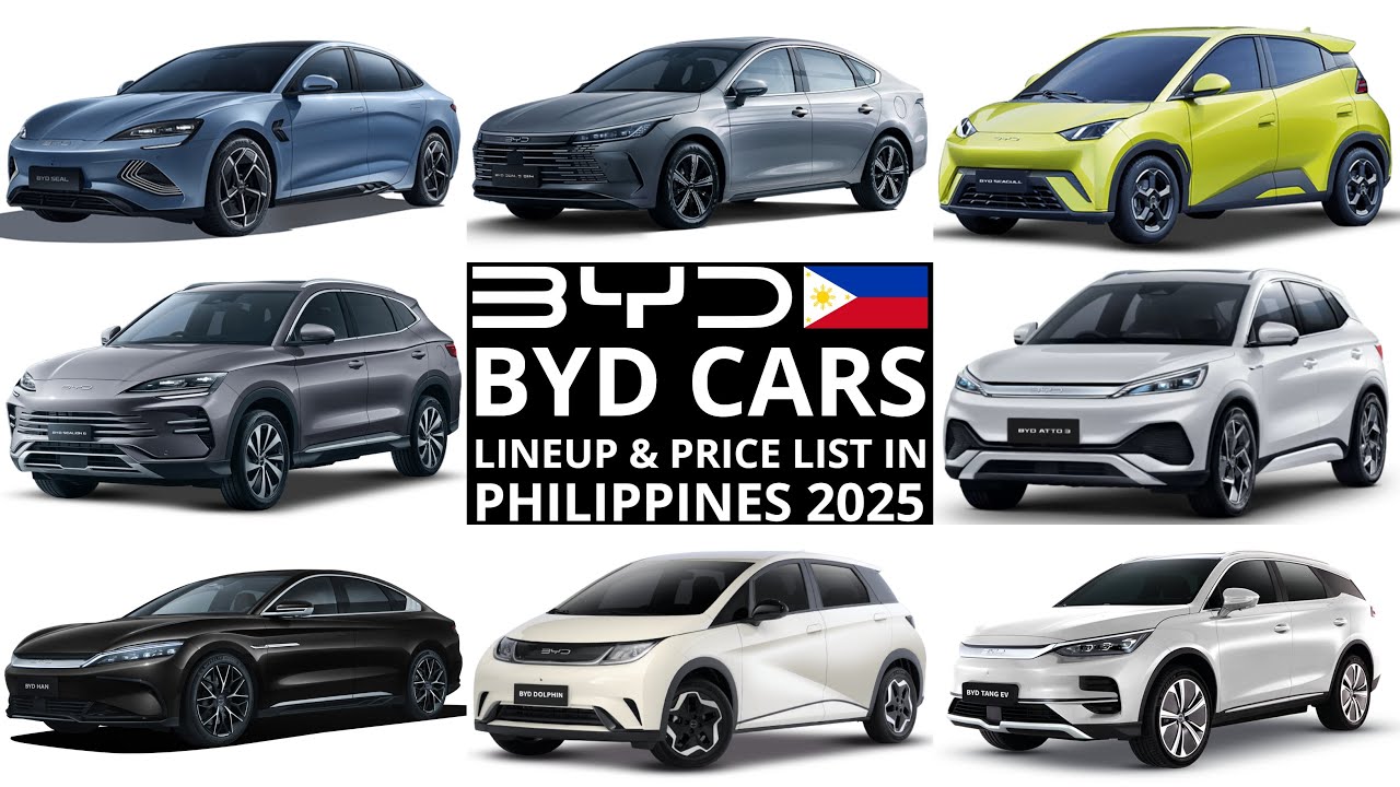 BYD Cars Lineup & Price List in Philippines 2025 | Seal 5, Seal ...