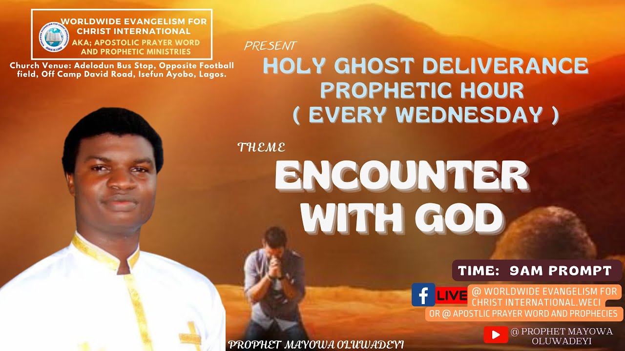 HOLY GHOST DELIVERANCE PROPHETIC HOUR - YouTube