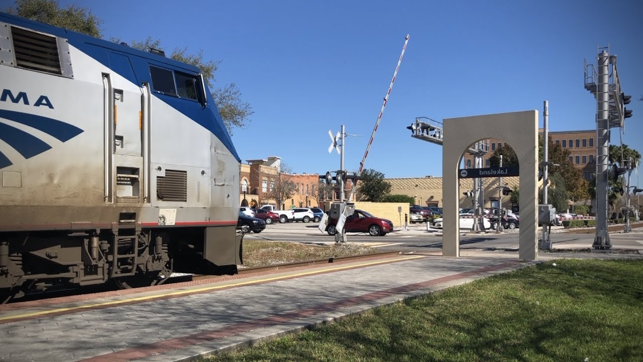 Railroad Crossing Amtrak Trains Still Sounding From Salt Lake To Ogden