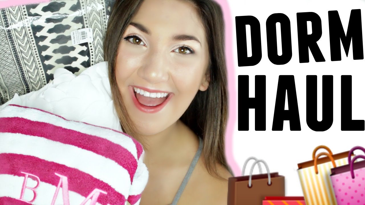 HUGE DORM HAUL 2016-2017!!! PB Dorm Haul - YouTube