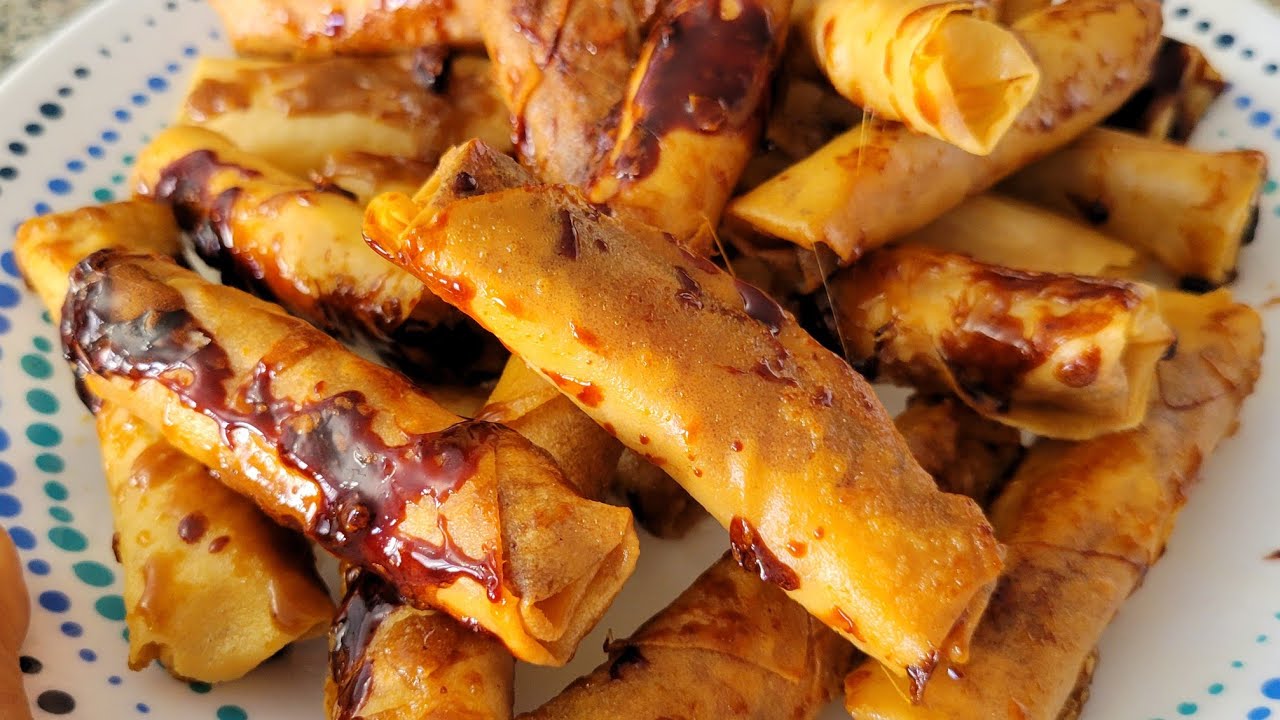Peanut rolls| peanut turon pwede pang negosyo| peanut turon recipe ...