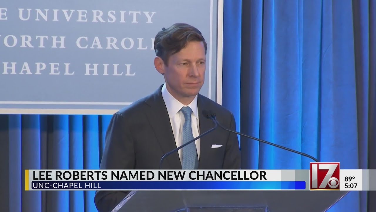UNC-Chapel Hill names Lee Roberts new chancellor - YouTube