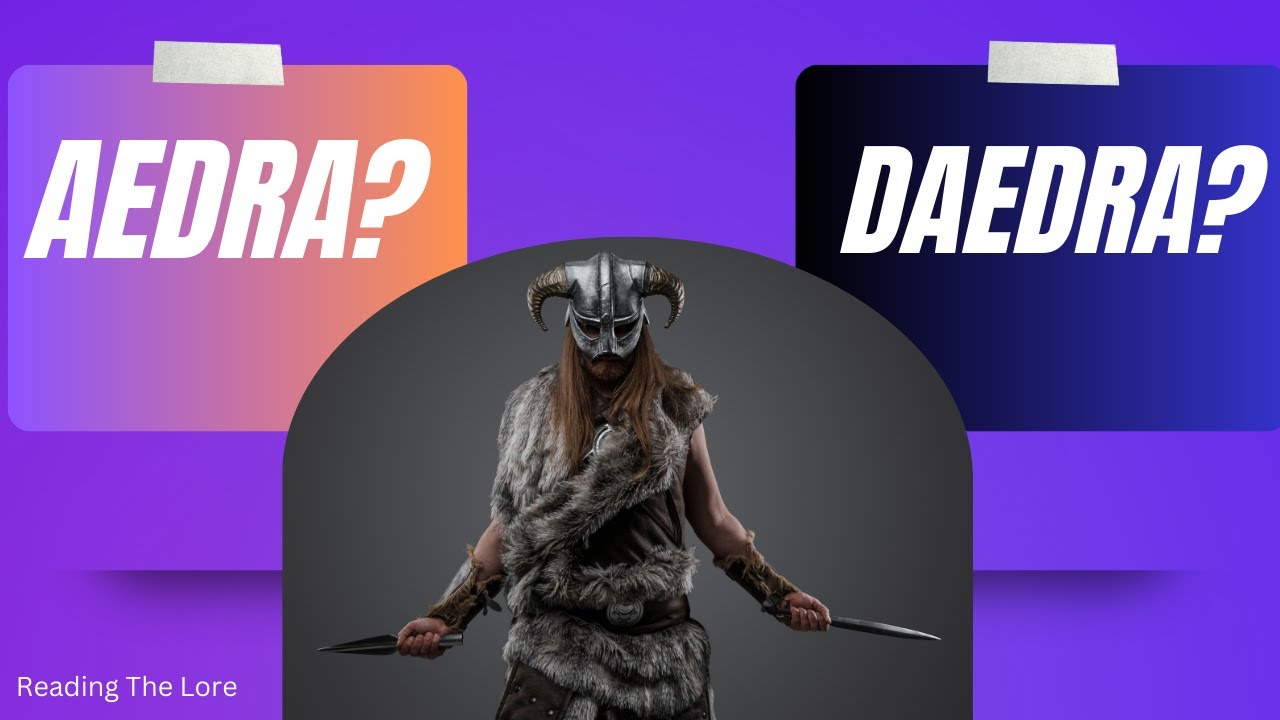 Reading The Lore - Aedra and Daedra - YouTube