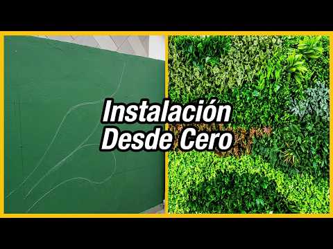 INSTALACION DE FOLLAJE ARTIFICIAL DESDE CERO