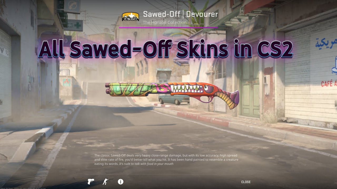 All Sawed-Off Skins in CS2 (No Sound) - YouTube