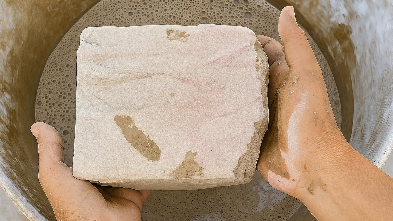 "Mud Dirt Crumbling in Water | Relaxing ASMR Sounds | Satisfying ...