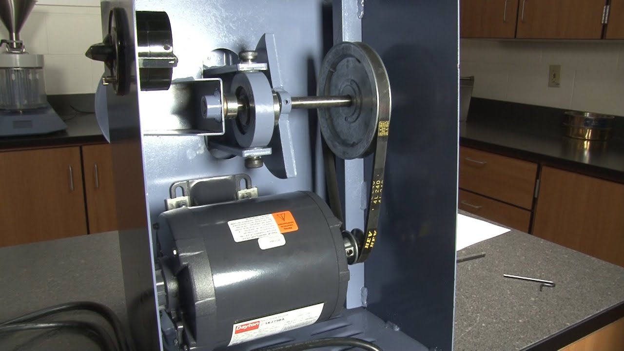 Gilson SS-15 Sieve Shaker Drive Belt Replacement - YouTube