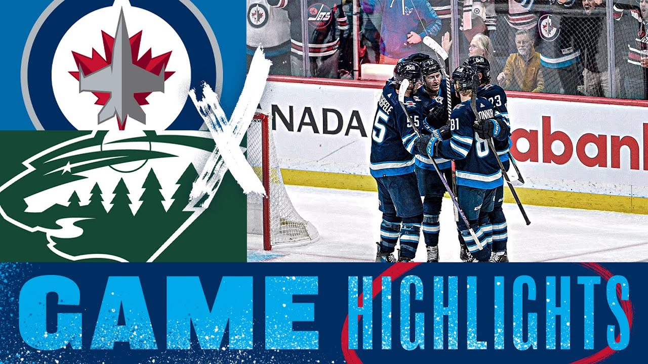 Winnipeg Jets vs. Minnesota Wild - Game Highlights - YouTube