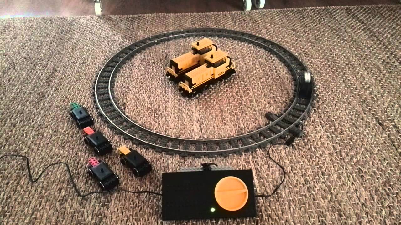 LEGO 9V engine motor train Eisenbahn 5300 10153 interpoko white - YouTube