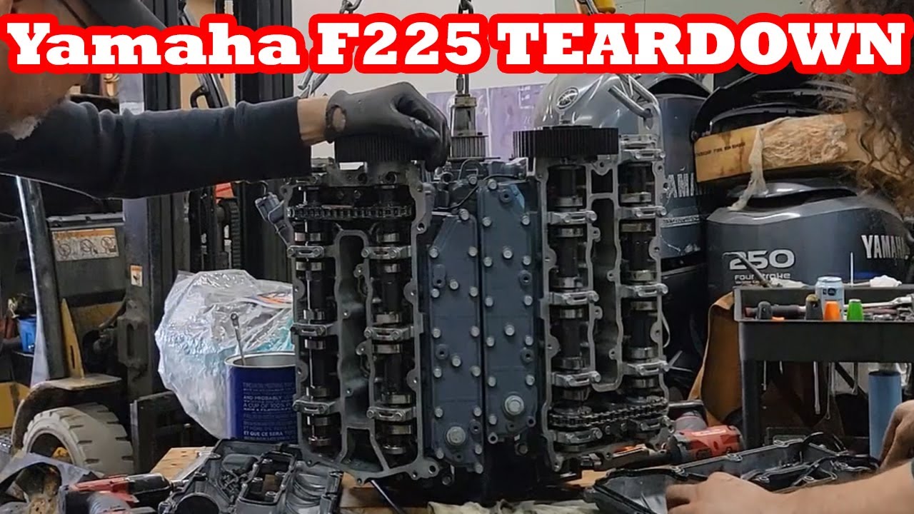 Yamaha F225 Teardown - YouTube