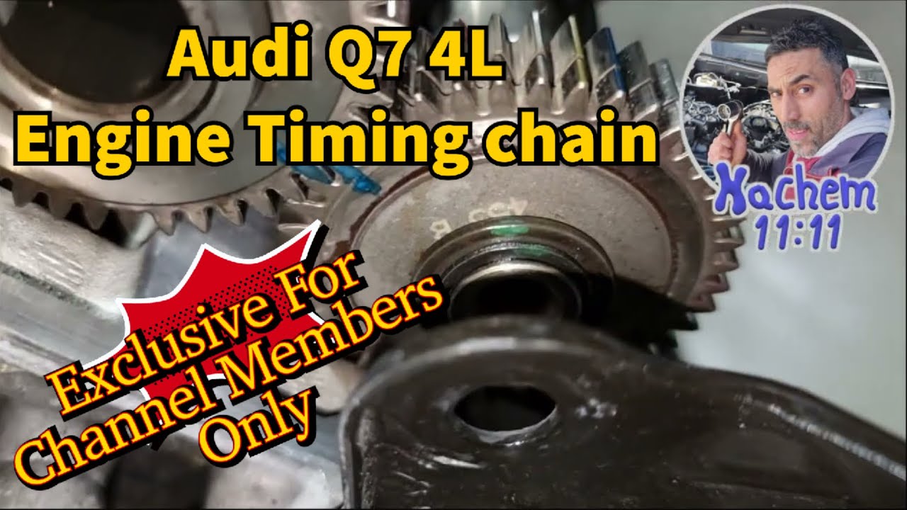 Audi Q7 4L 3 0 Quattro 2011 2015 Engine Timing Chain SetUP - YouTube