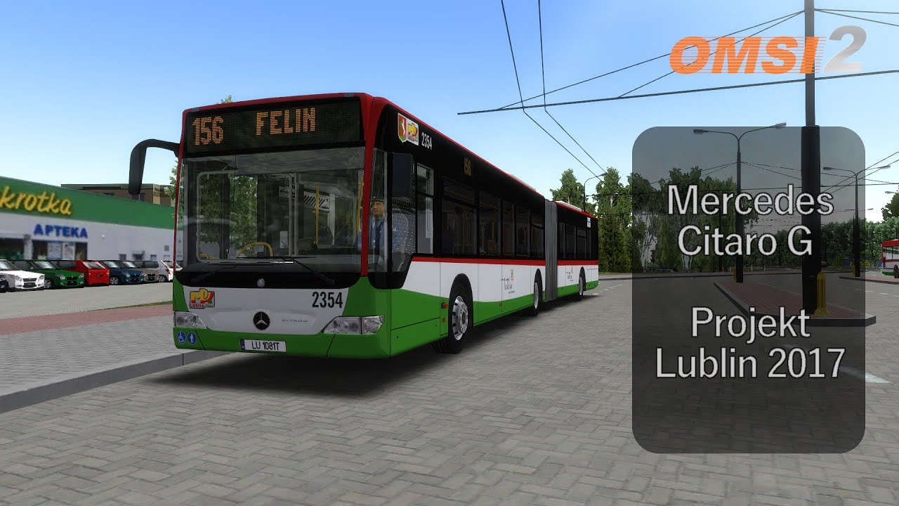 Omsi 2 | Mercedes Citaro G FL | Projekt Lublin 2017 | Line 156 - YouTube