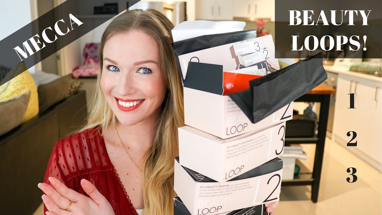 MECCA Beauty Loop Boxes 1, 2 and 3! August 2017 - YouTube