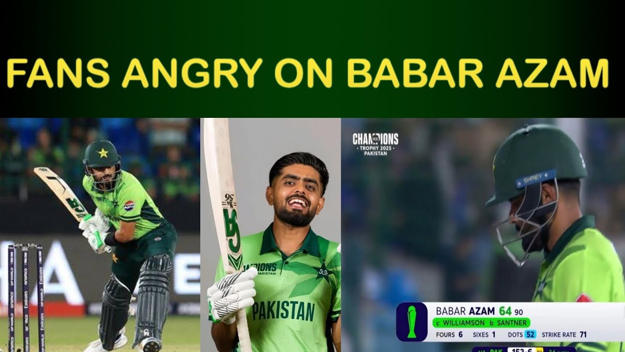 Fans Angry On Babar Azam Performance Pakistan Lost Match Against New ...