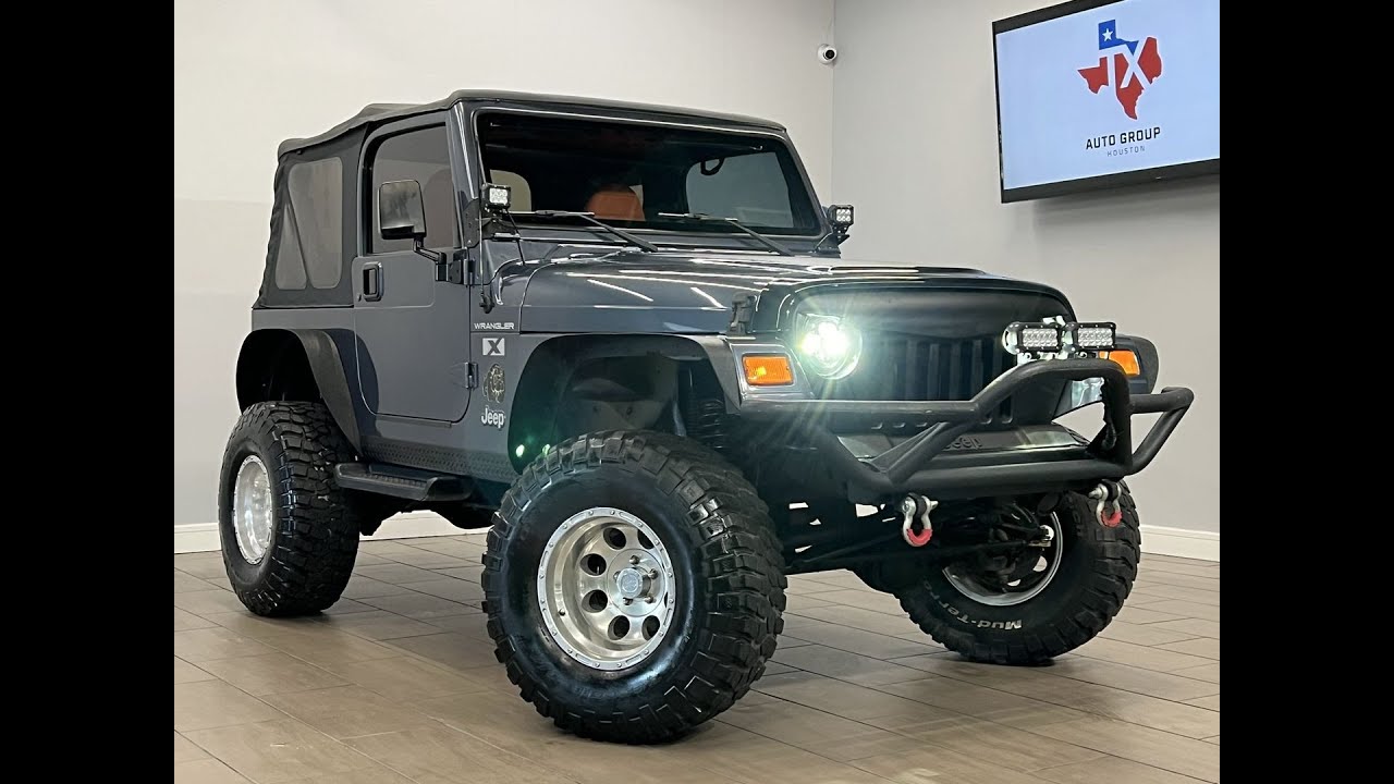 2002 JEEP WRANGLER X 2D 4X4 4.0L V6 SUV - CUSTOM LIFTED - FOR SALE ...