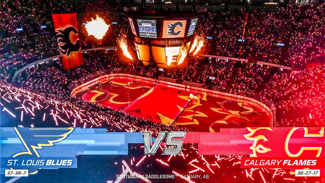 St Louis Blues vs Calgary Flames 1/23/2024 NHL 24 Gameplay - YouTube